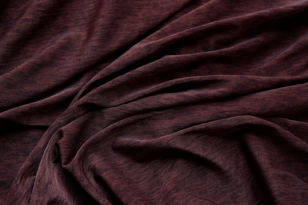 Textura De Fondo De Tela Marrón Primer Plano De Hermosa Tela Marrón