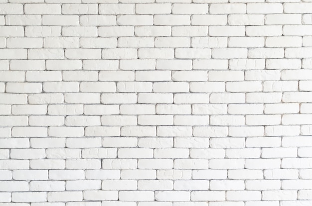 Fundo De Parede De Tijolo Branco Foto Premium