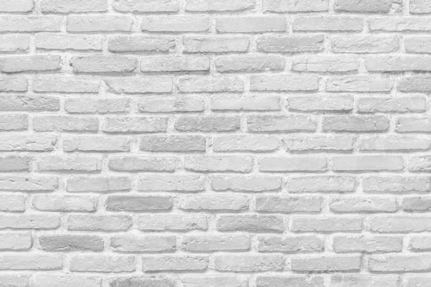 Fundo De Textura De Parede De Tijolo Branco Foto Premium
