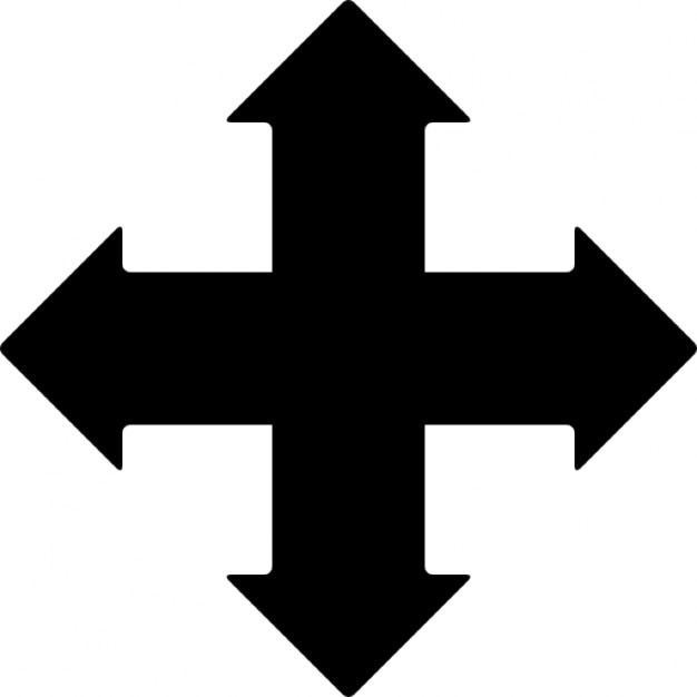 Four arrows expanding interface symbol Icons | Free Download Four arrows expanding interface symbol Icons | Free Download