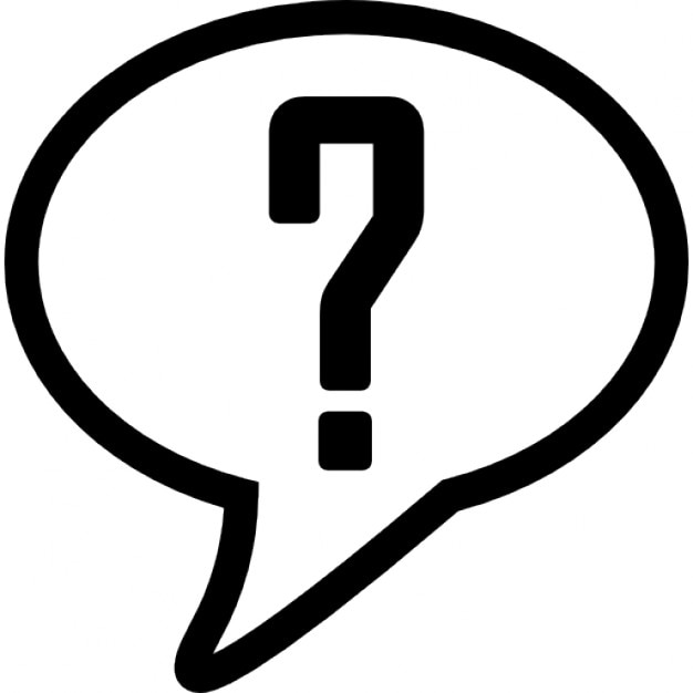 Speech balloon outline with question mark Icons | Free Download Speech balloon outline with question mark Icons | Free Download
