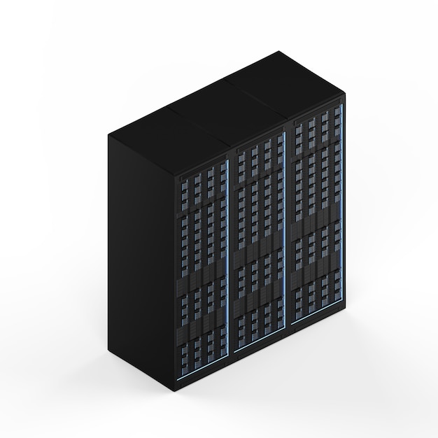 Premium Photo | 3d rendering server computer on white background Premium Photo | 3d rendering server computer on white background