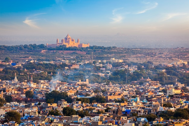 Premium Photo | Aerial view of jodhpur - the blue city. rajasthan, india Premium Photo | Aerial view of jodhpur - the blue city. rajasthan, india