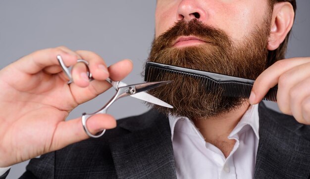 Premium Photo | Barbershop procedures professional beard care ... Premium Photo | Barbershop procedures professional beard care ...