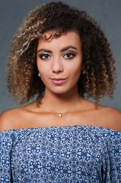 Premium Photo Beautiful Black Woman Portrait