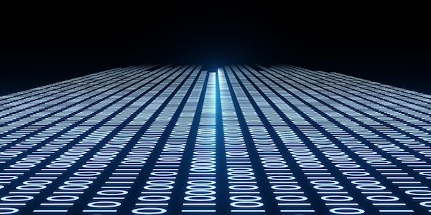 Premium Photo | Binary code background abstract technology digital ...