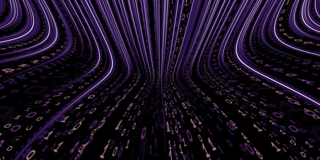 Premium Photo Binary Code Background Hacker Binary Data Computer Hacking Technology Of Digital 