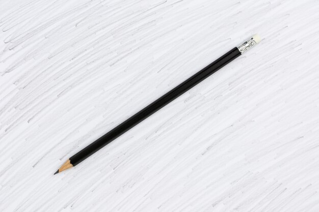Premium Photo | Black colored pencil drawing on a white background Premium Photo | Black colored pencil drawing on a white background