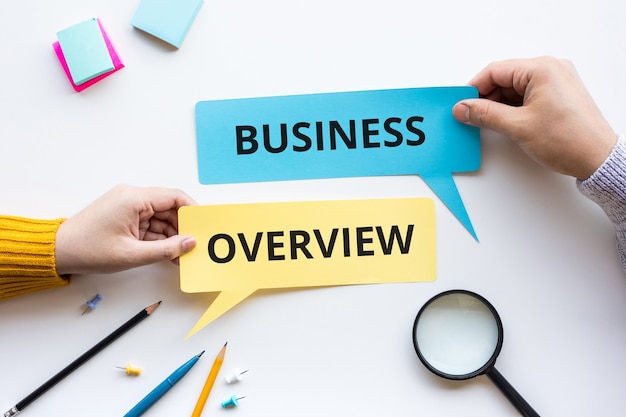 Premium Photo | Business overview or outlook of goal and plan concepts Premium Photo | Business overview or outlook of goal and plan concepts