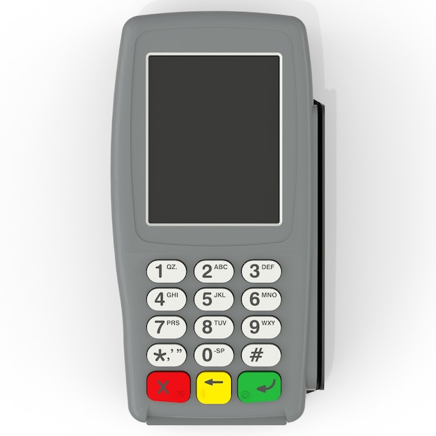 Card payment terminal pos terminal isolated on white Photo | Premium ... Card payment terminal pos terminal isolated on white Photo | Premium ...