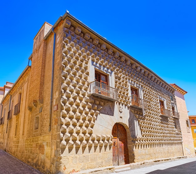 Premium Photo | Casa de los picos (house of the peaks) on medieval ... Premium Photo | Casa de los picos (house of the peaks) on medieval ...