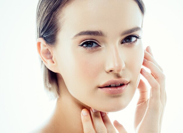Premium Photo Clean Skin Woman Natural Makeup Beauty Healthyskin