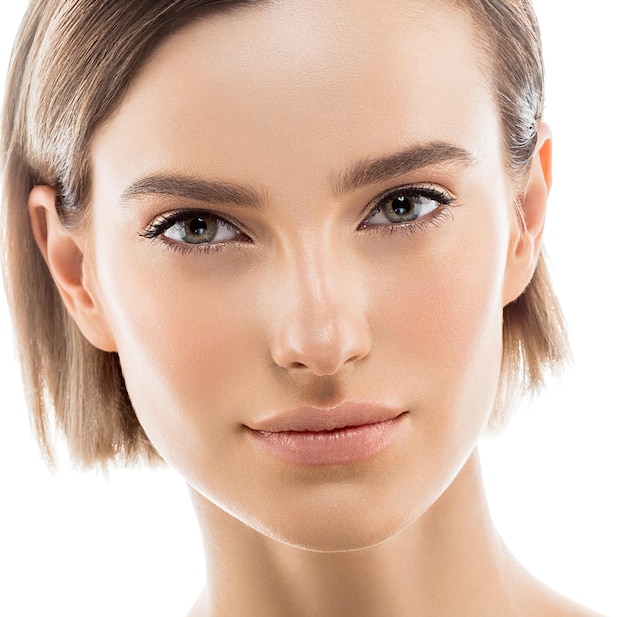 Premium Photo Clean Skin Woman Natural Makeup Beauty Healthyskin