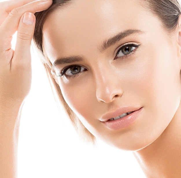 Premium Photo Clean Skin Woman Natural Makeup Beauty Healthyskin