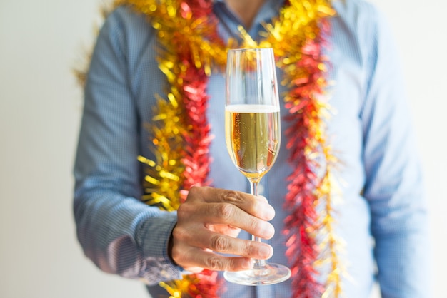 Free Photo | Close-up of unrecognizable man holding full champagne flute Free Photo | Close-up of unrecognizable man holding full champagne flute