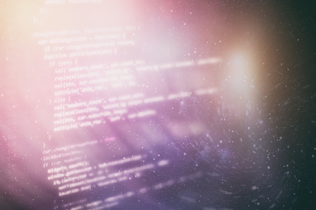 Premium Photo Closeup Developing Programming And Coding Technologies Developer Working On Web