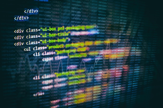 Premium Photo | Computer programming often shortened to programming is ...