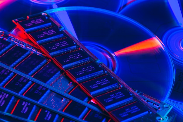 Premium Photo | Computer random access memory (ram) close up Premium Photo | Computer random access memory (ram) close up