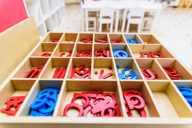 Premium Photo | Different types of montessori educational material Premium Photo | Different types of montessori educational material