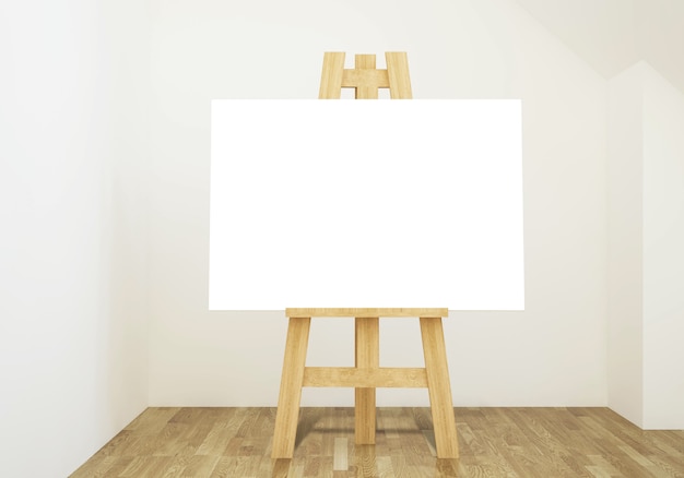 Premium Photo | Easel blank canvas Premium Photo | Easel blank canvas