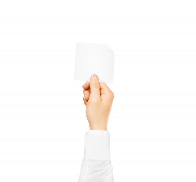 Premium Photo | Hand holding square blank white sticker Premium Photo | Hand holding square blank white sticker