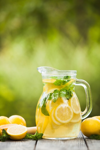 Premium Photo Lemonade In The Jug