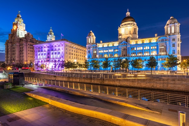 Premium Photo | Liverpool skyline pier head sunset Premium Photo | Liverpool skyline pier head sunset