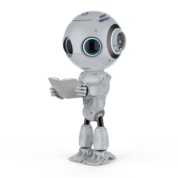 Premium Photo Machine Learning Concept With 3d Rendering Cute