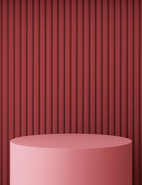 Premium Photo | Minimal pink podium with red pattern Premium Photo | Minimal pink podium with red pattern