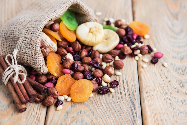 Premium Photo | Mixed dried fruits Premium Photo | Mixed dried fruits
