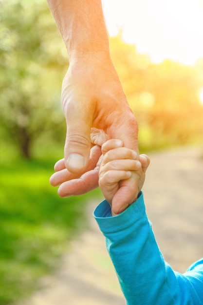 Premium Photo | The parent holding the child's hand Premium Photo | The parent holding the child's hand