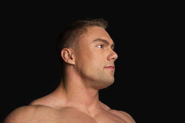 Premium Photo Portrait Of A Strong Man