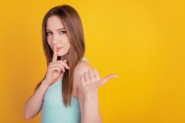 Premium Photo Portrait Of Tender Tempting Lady Direct Thumb Blank