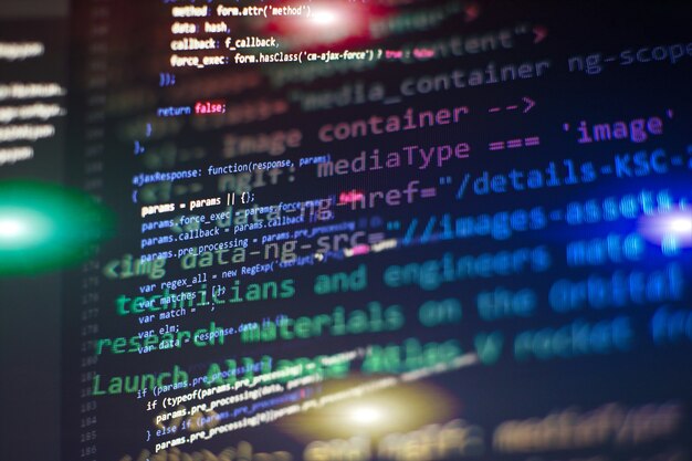 Premium Photo | Programmer working in a software develop company office ...