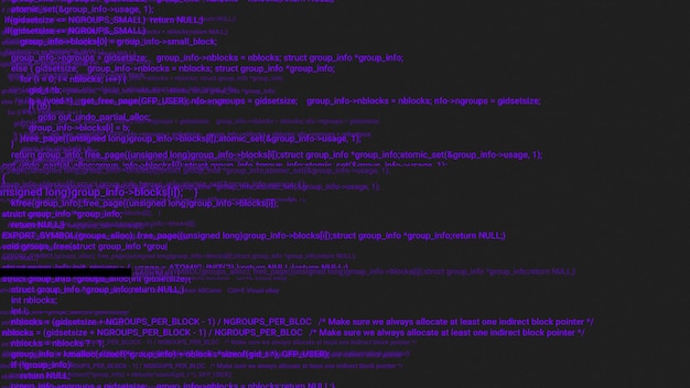 Premium Photo | Purple screen coding hacker concept animation with ... Premium Photo | Purple screen coding hacker concept animation with ...