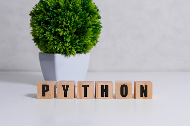Premium Photo | Python programming language word concept. qa concept. Premium Photo | Python programming language word concept. qa concept.