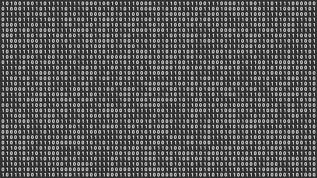 Premium Photo | Random digital binary data screen background, abstract ...