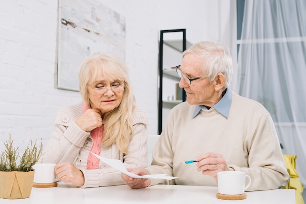 Free Photo | Senior couple doing paperwork Free Photo | Senior couple doing paperwork