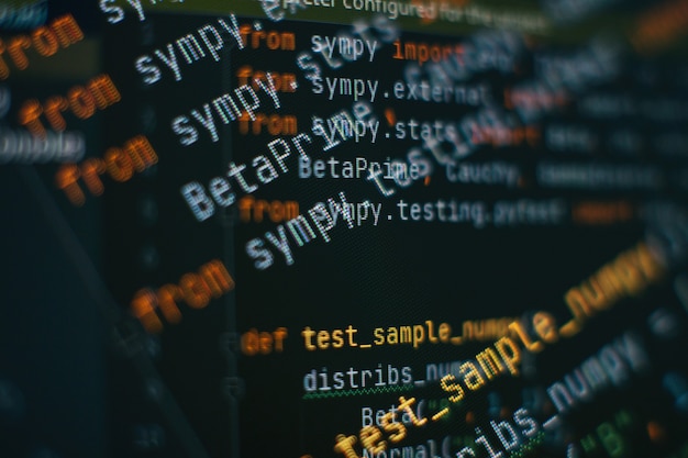 Premium Photo | Seo optimization. modern tech. php syntax highlighted ...