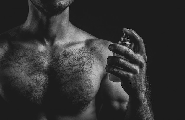 Premium Photo Sexy Man And Perfume