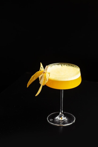 Premium Photo Summer Cocktail Pornstar Martini Drink With Passion