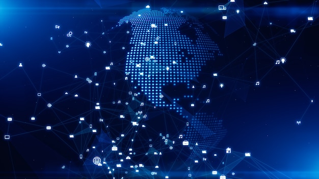 Premium Photo | Technology network data connection, digital network and ... Premium Photo | Technology network data connection, digital network and ...