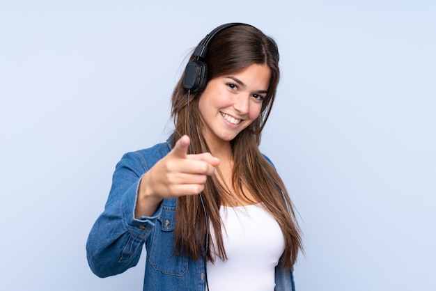 Premium Photo | Teenager girl listening music Premium Photo | Teenager girl listening music