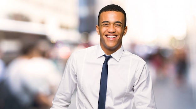 Premium Photo | Young afro american businessman happy and smiling in ... Premium Photo | Young afro american businessman happy and smiling in ...