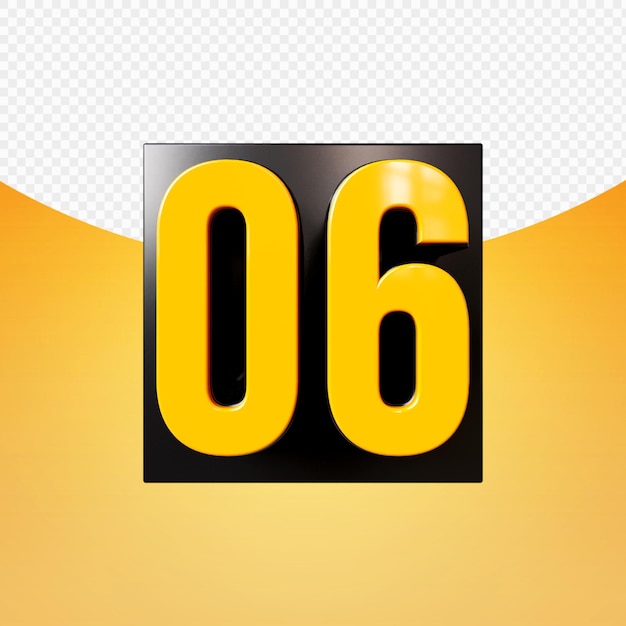 Premium PSD | 3d render number premium psd Premium PSD | 3d render number premium psd