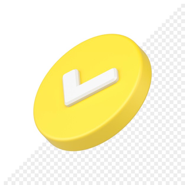Premium PSD | Approved 3d icon Premium PSD | Approved 3d icon