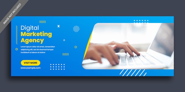 Premium PSD | Digital marketing corporate facebook cover template Premium PSD | Digital marketing corporate facebook cover template