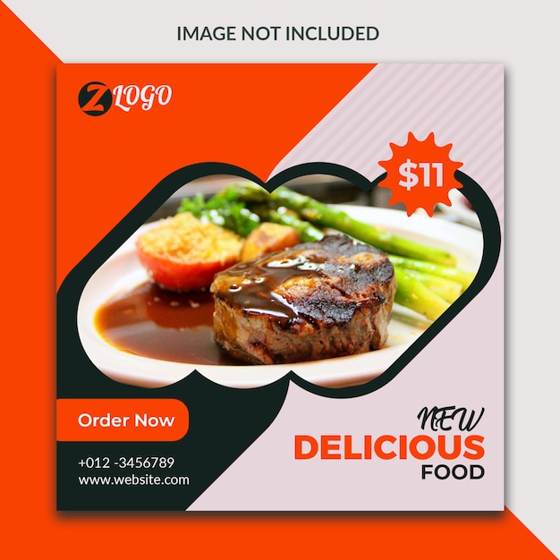 Premium PSD | Food social media post Premium PSD | Food social media post
