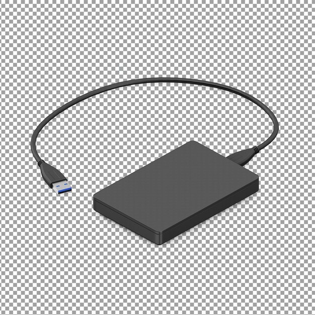 Premium PSD | Isometric external drive Premium PSD | Isometric external drive