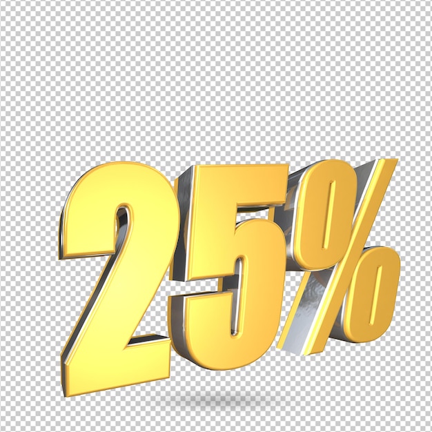 Premium PSD | Number 25 Premium PSD | Number 25